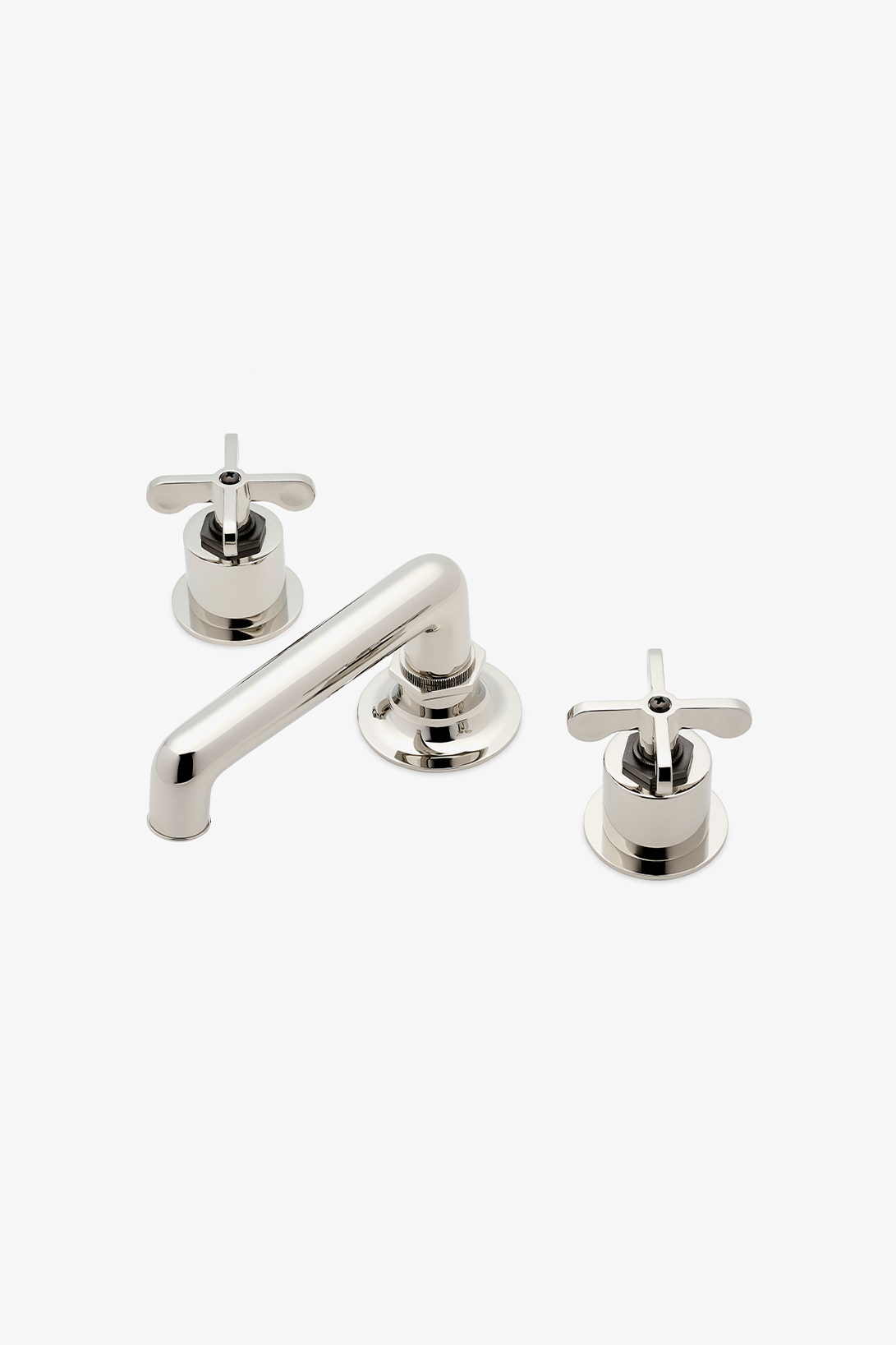 Henry Gooseneck Lavatory Faucet with Two-Tone Cross Handles | Waterworks