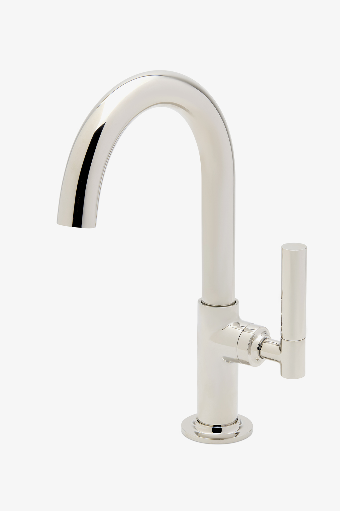 Bond Solo Series One Hole Gooseneck Bar Faucet with Straight Lever ...