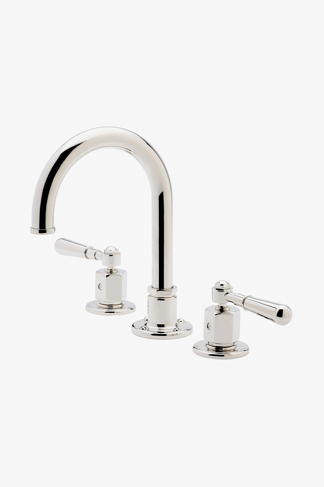 Regulator Wall Mounted Lavatory Faucet with Two-Tone Wheel Handles ...