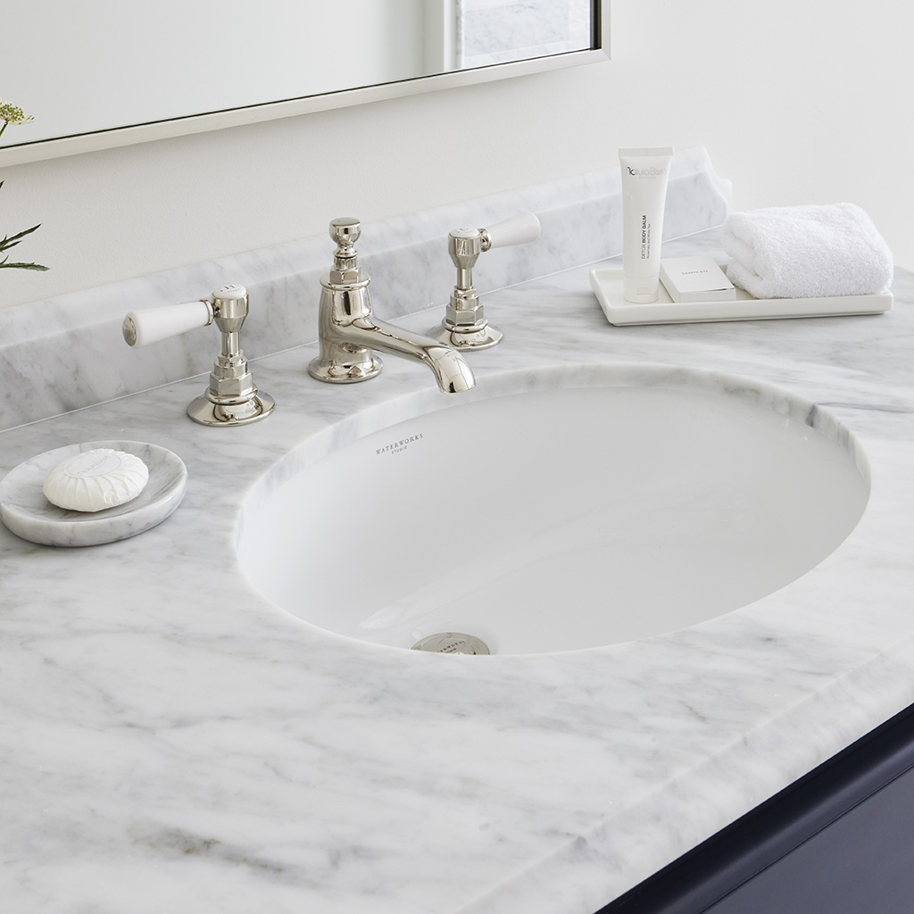 Discover Clara Undermount Oval Vitreous China Single Glazed Lavatory ...