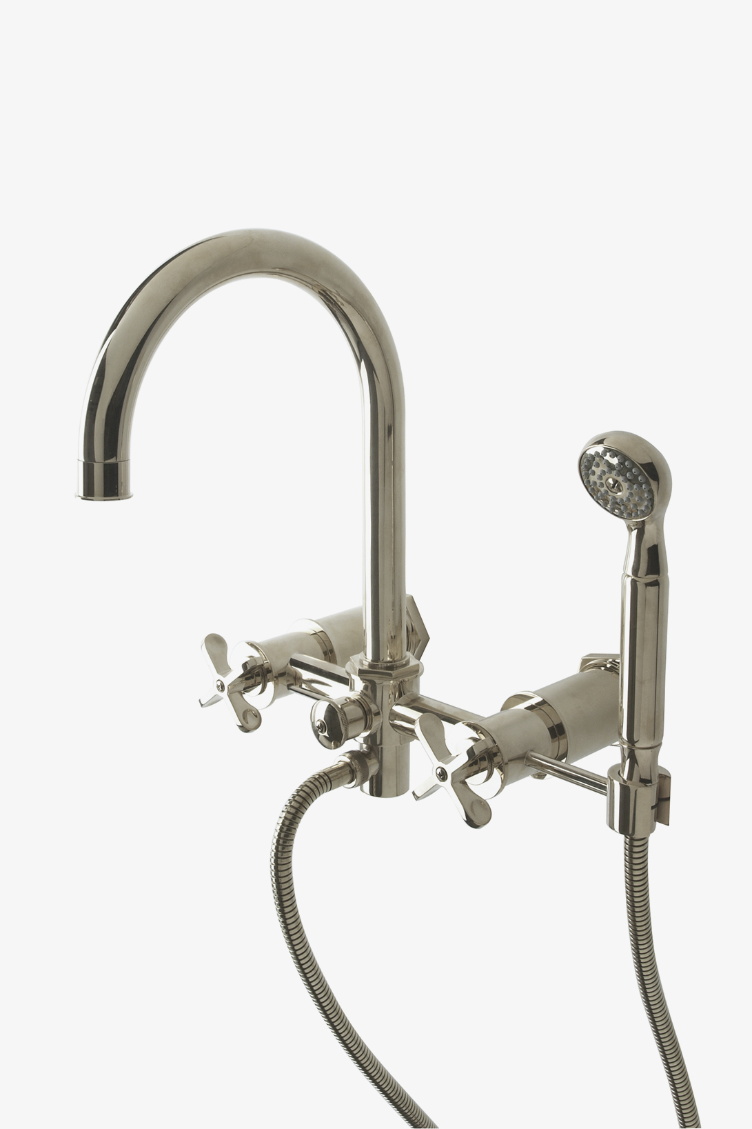 Henry Wall Mounted Exposed Tub Filler with Handshower and Two-Tone ...
