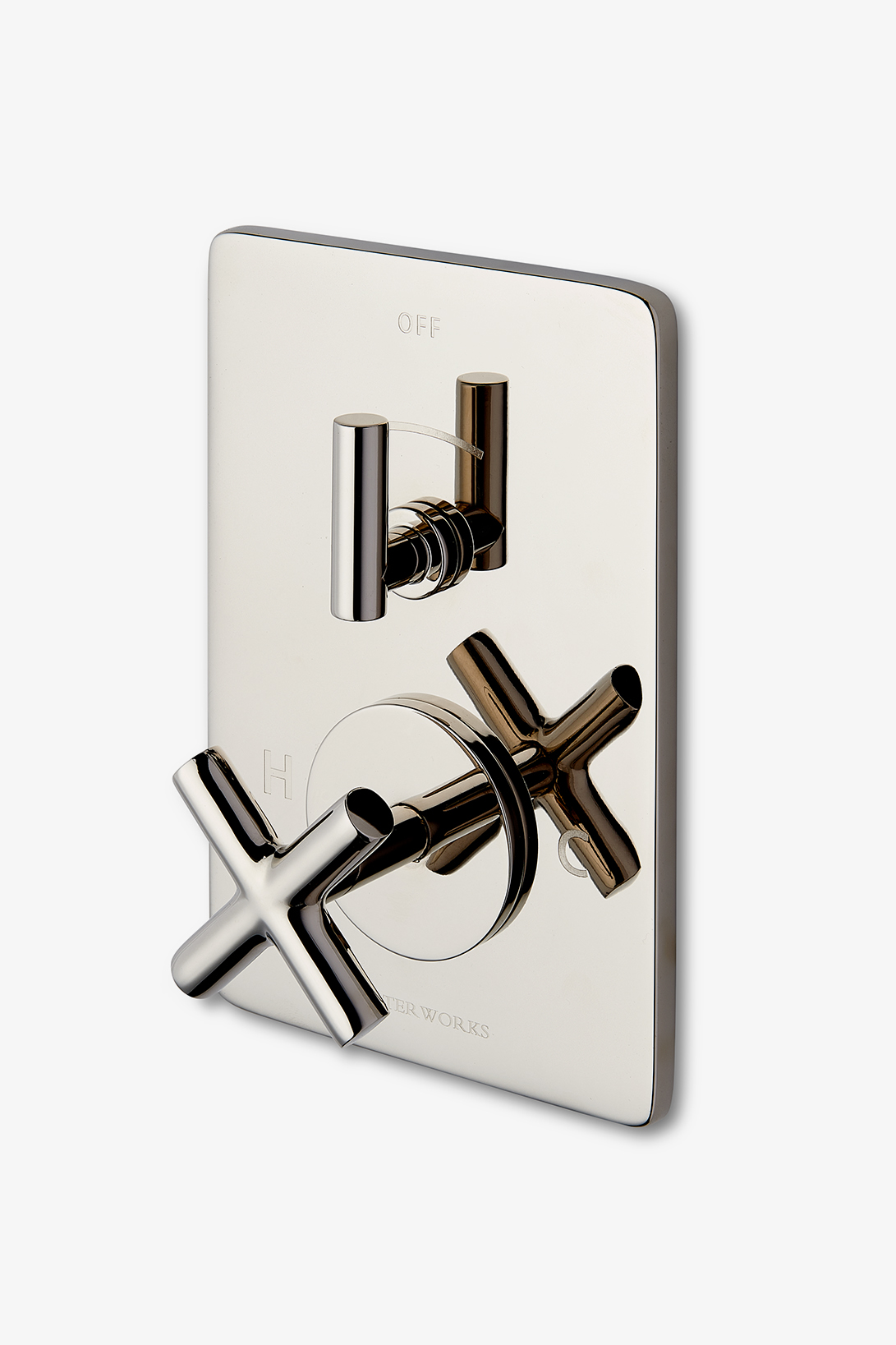 Flyte Integrated Thermostatic and Volume Control Trim with Lever Handle ...