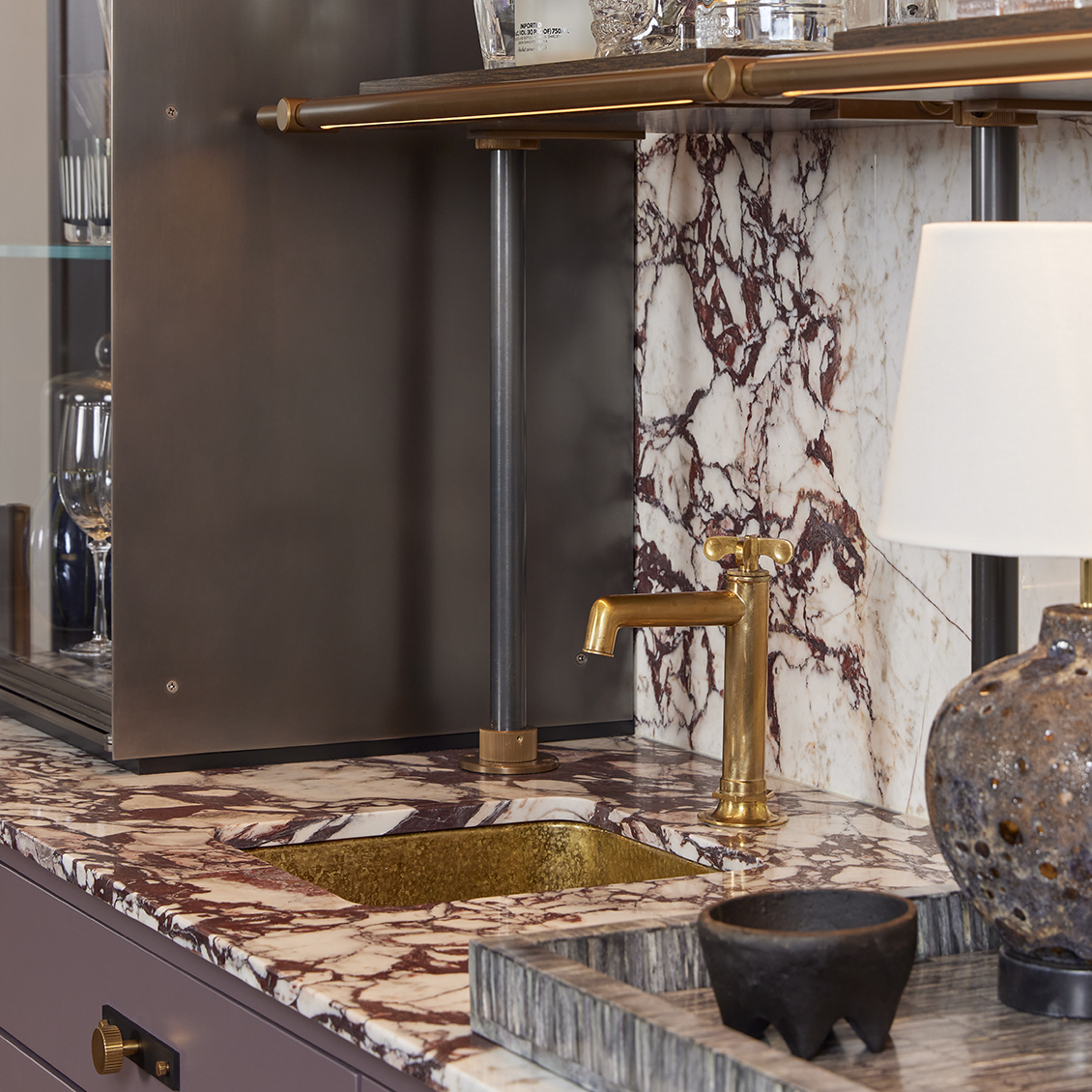 Henry One Hole Bar Faucet with Cross Handle | Waterworks