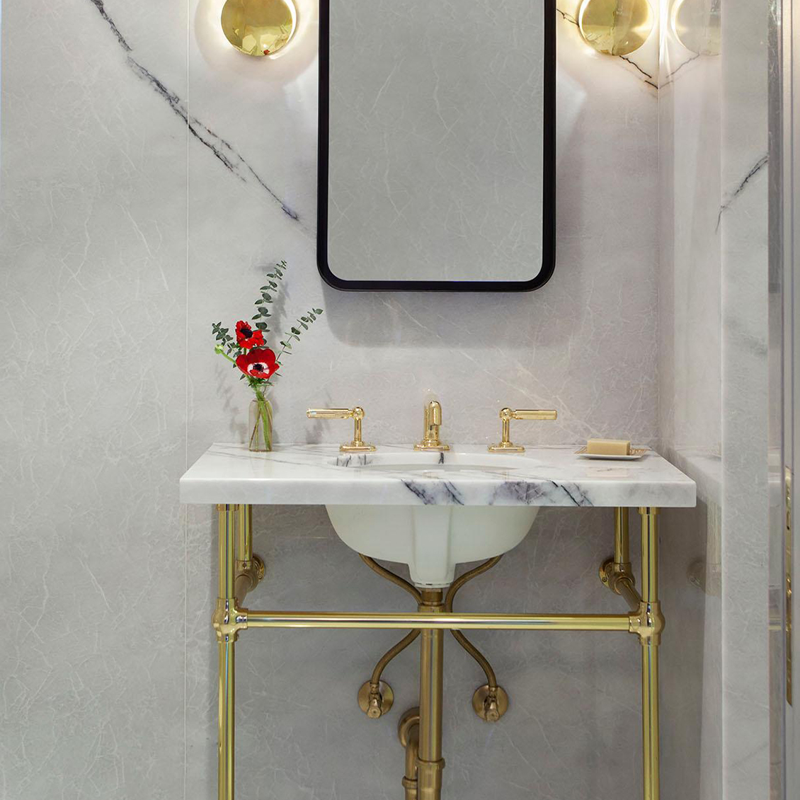 Discover Ludlow Lavatory Faucet with Cross Handles Online | Waterworks