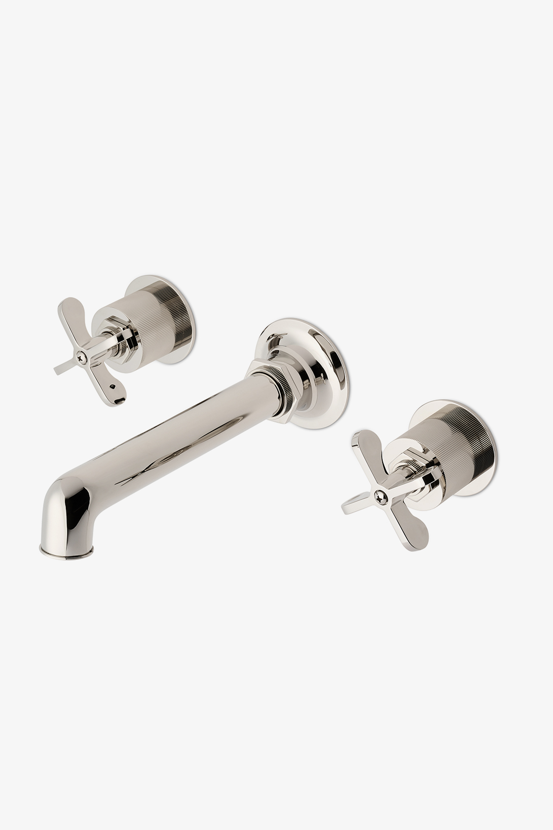 Henry Wall Mounted Lavatory Faucet with Two Tone Lever Handles | Waterworks