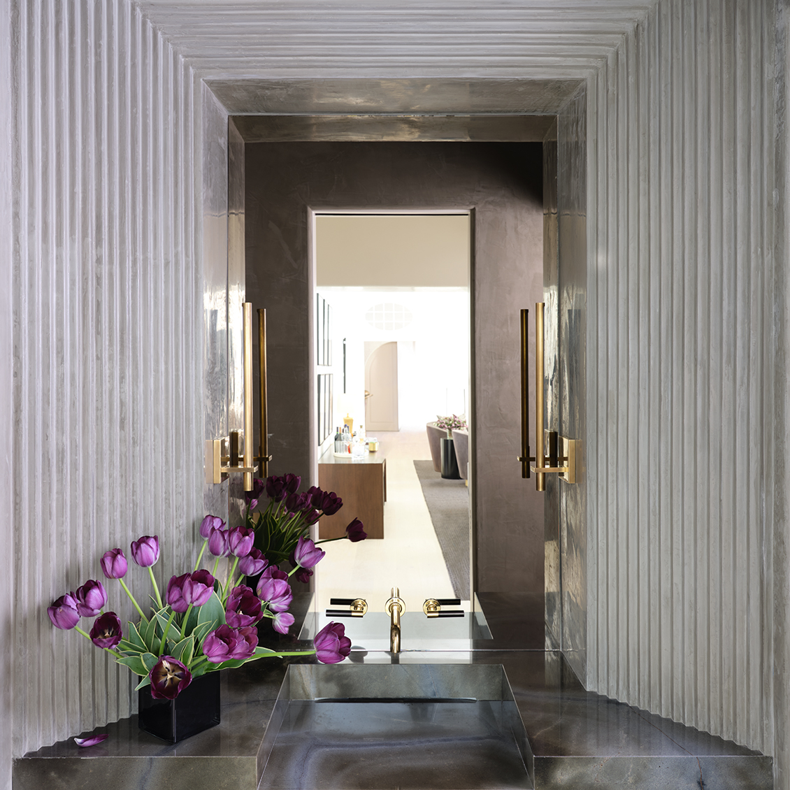 Discover Bond Union Series Wall Mounted Lavatory Faucet with Enamel ...