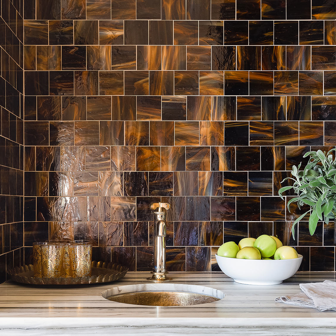 Discover Normandy 17 11/16" x 17 11/16" x 6 1/2" Hammered Copper Round ...