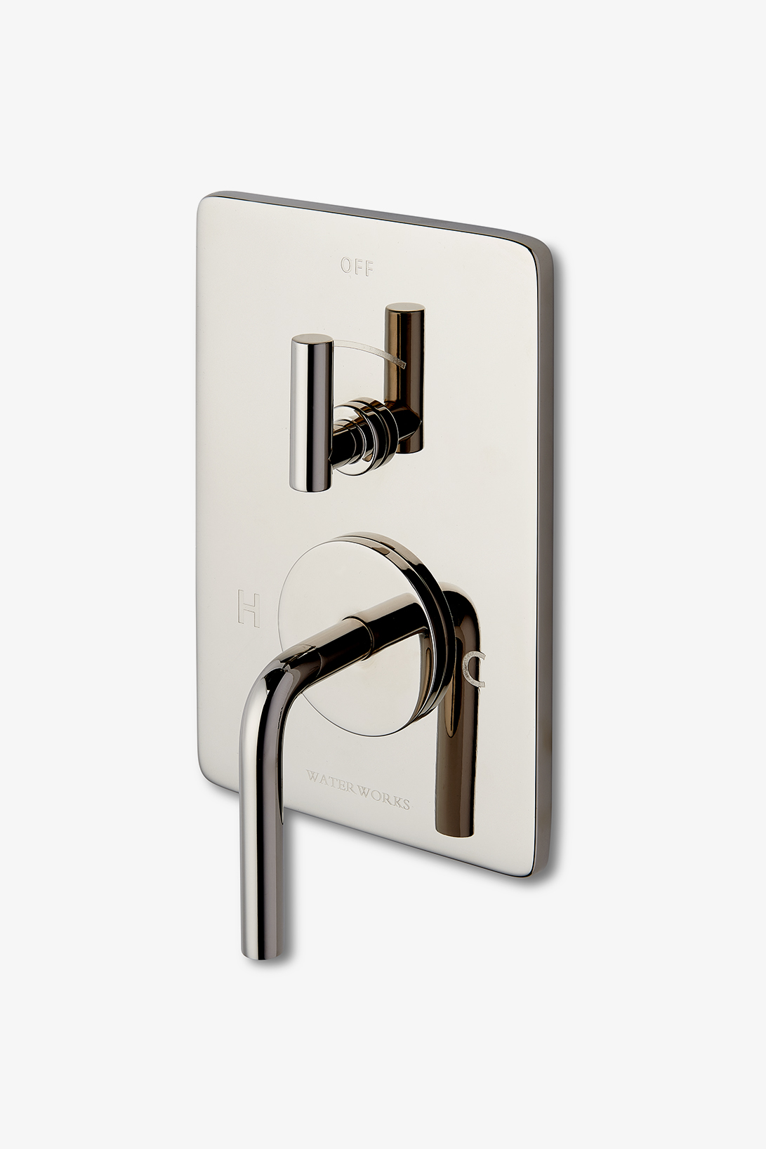 Flyte Integrated Thermostatic and Volume Control Trim with Cross Handle ...