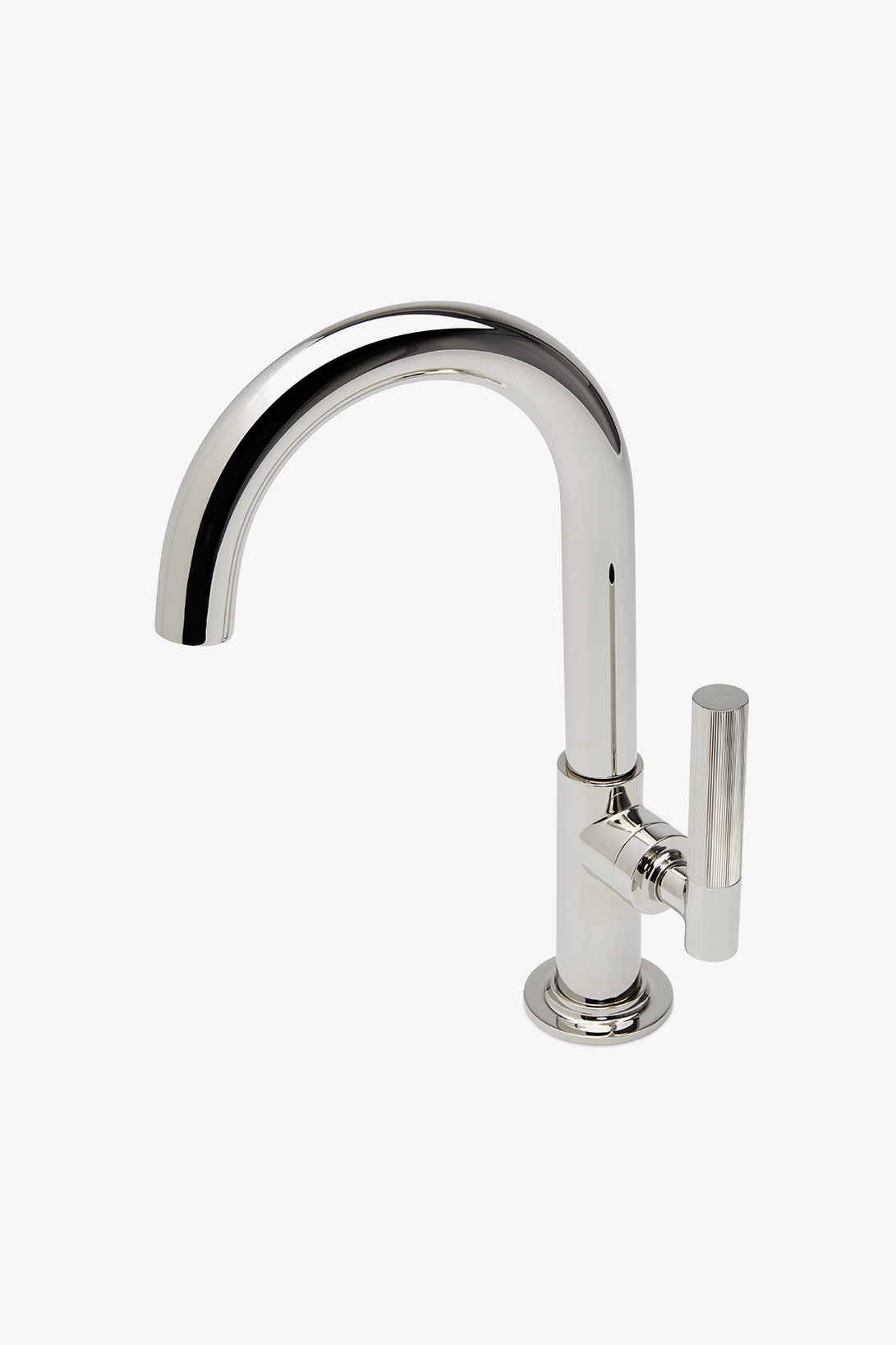 Bond Solo Series One Hole Gooseneck Bar Faucet with Straight Lever ...
