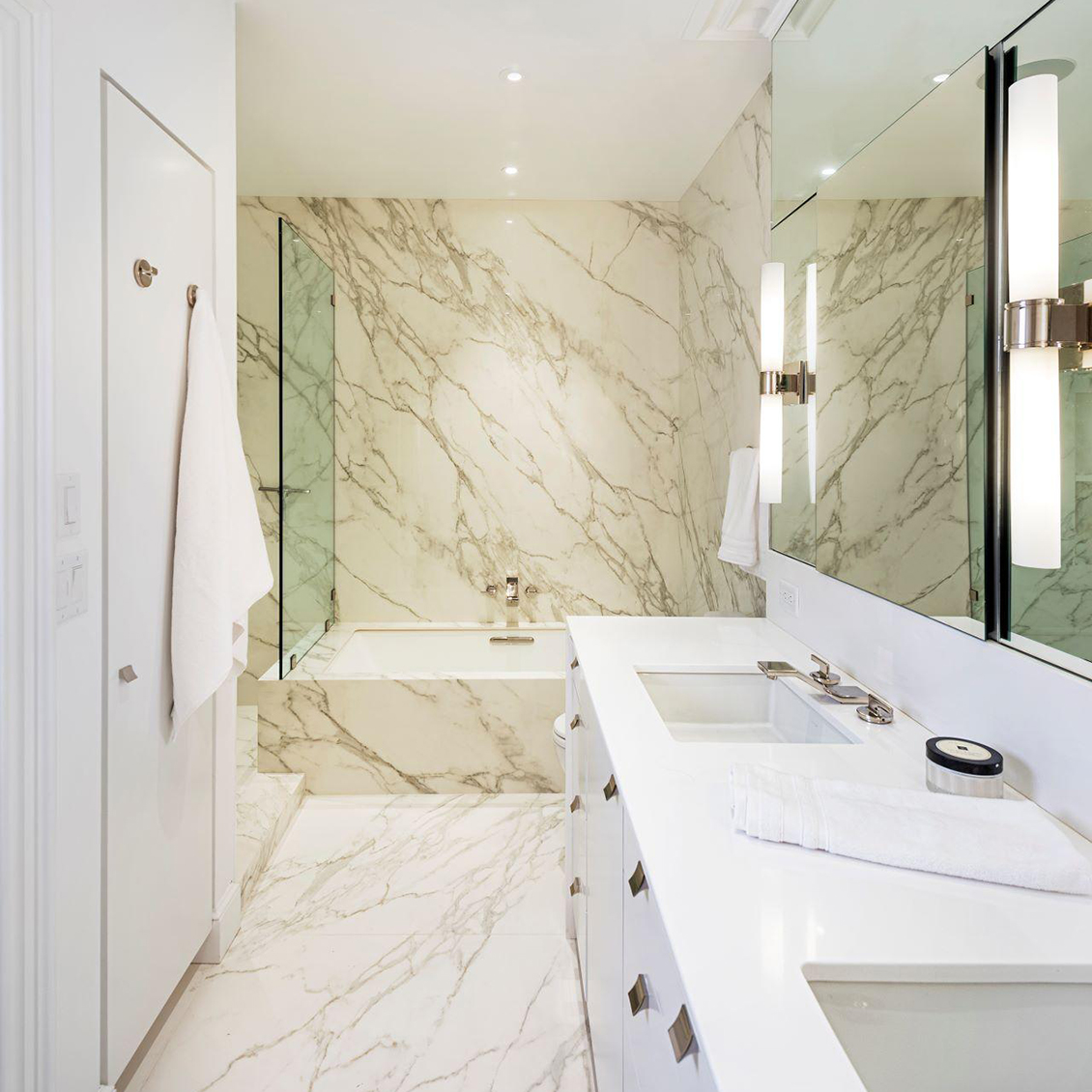 Discover Opus Wall Mounted Double Sconce with Glass Shades Online ...