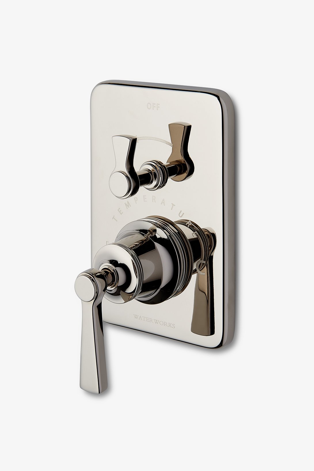 Transit Integrated Thermostatic and Volume Control Trim with Cross ...