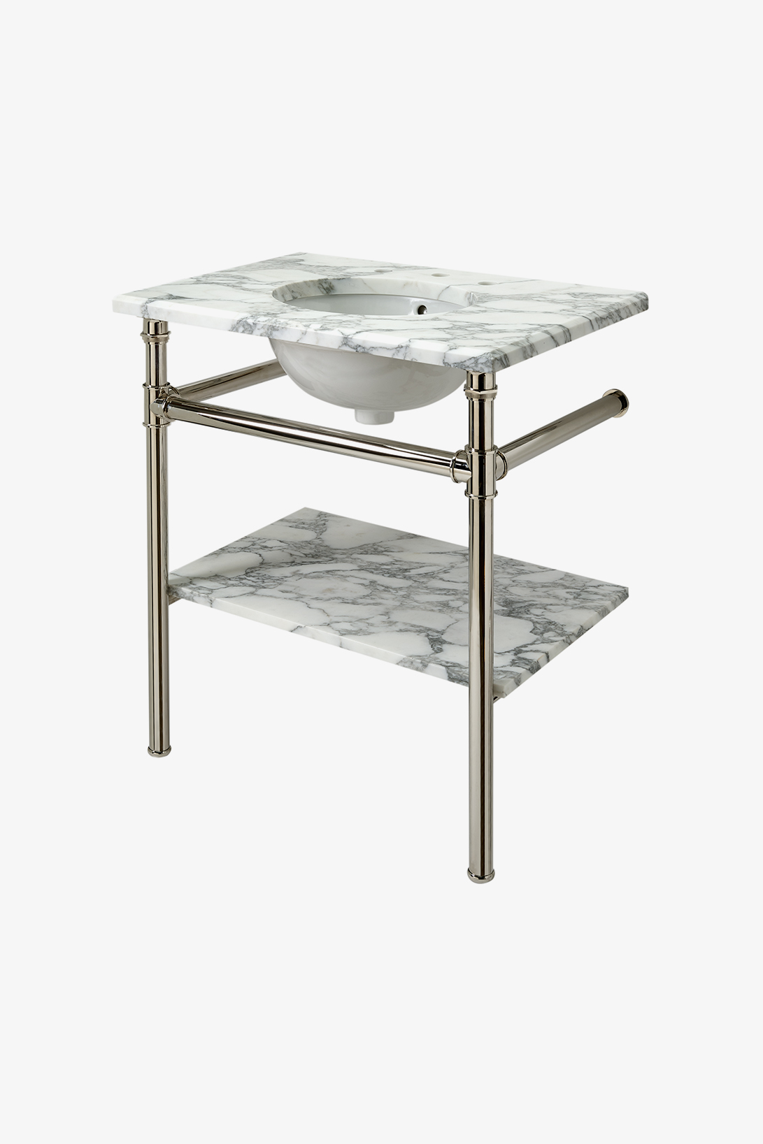 Discover R.W. Atlas Metal Two Leg Single Washstand 40" x 23" x 31 3/4" Online | Waterworks