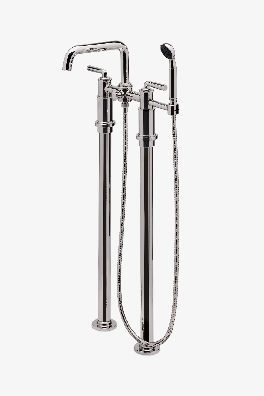 Henry Chronos Floor Mounted Exposed Tub Filler with Handshower and ...
