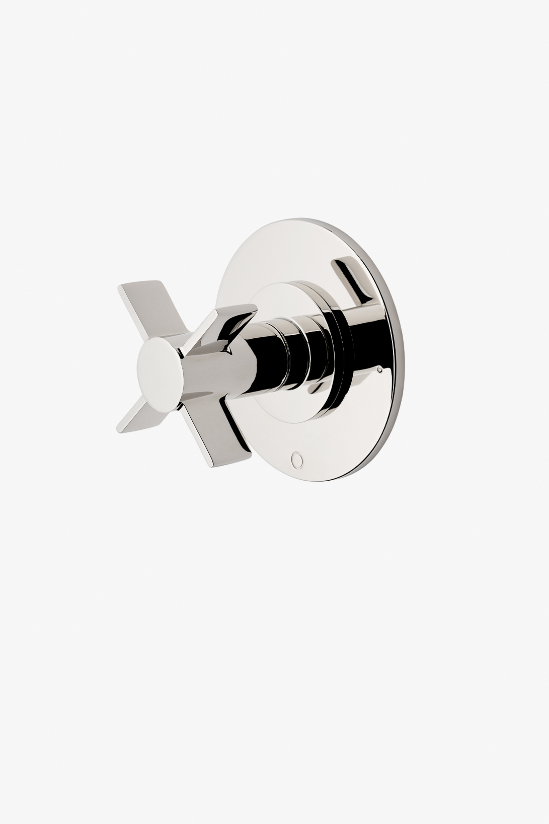Finot Integrated Thermostatic and Volume Control Trim with Cross Handle ...
