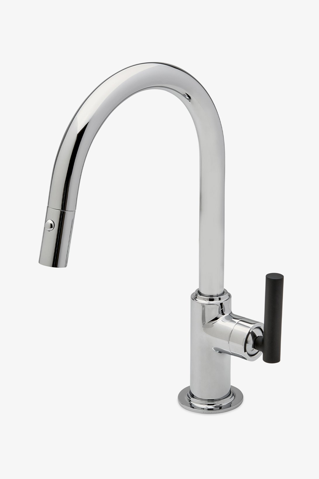 Bond Rally Series Gooseneck Kitchen Faucet and Spray with Lever Handles ...