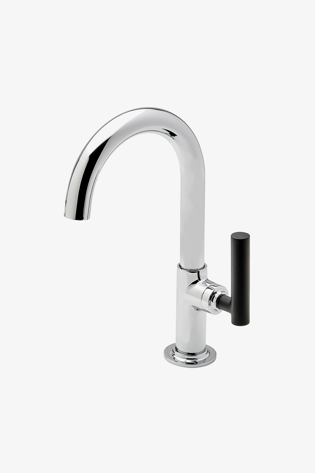 Bond Solo Series One Hole Gooseneck Integrated Pull Spray Kitchen ...