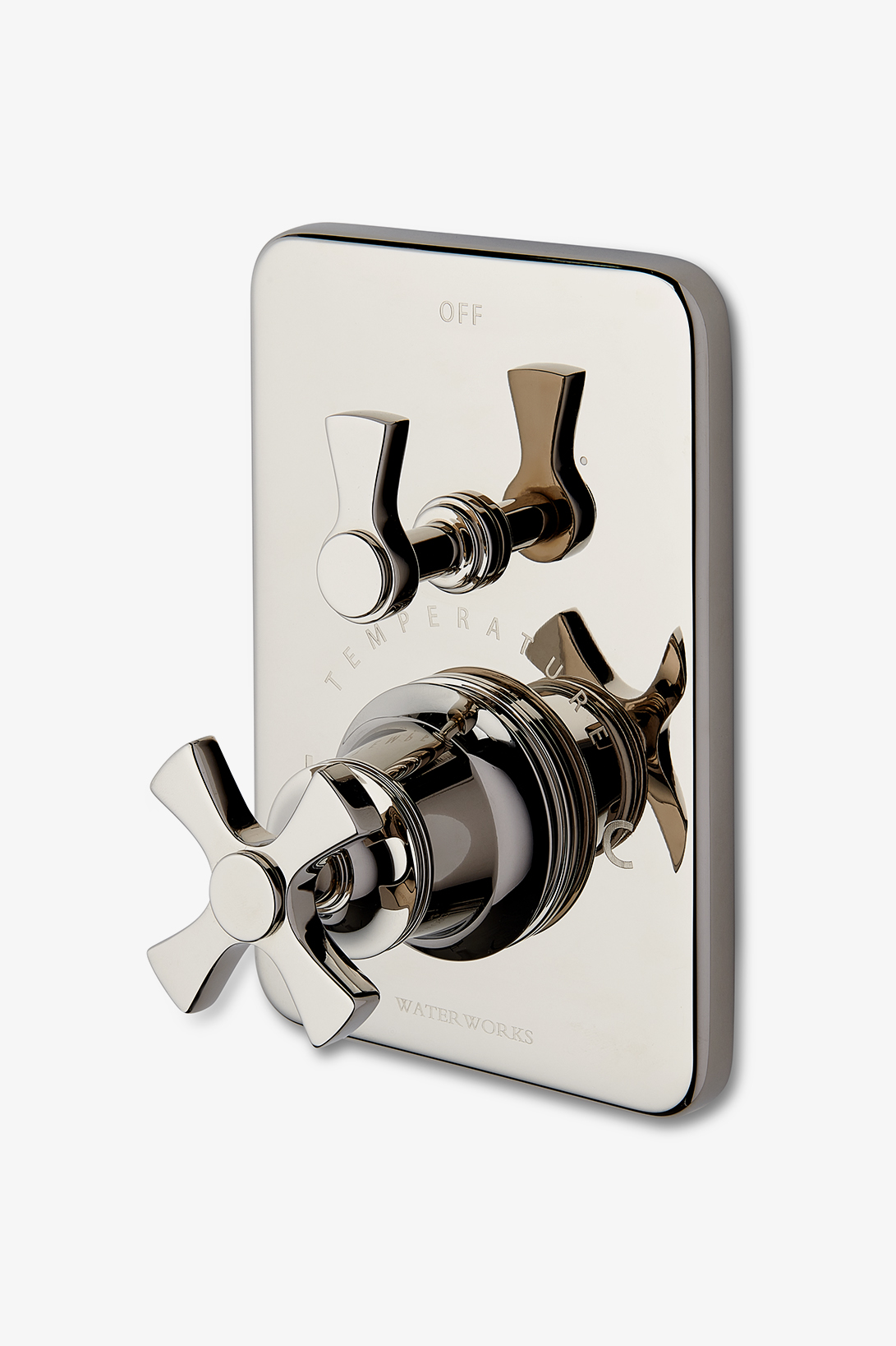 Transit Integrated Thermostatic and Volume Control Trim with Lever ...