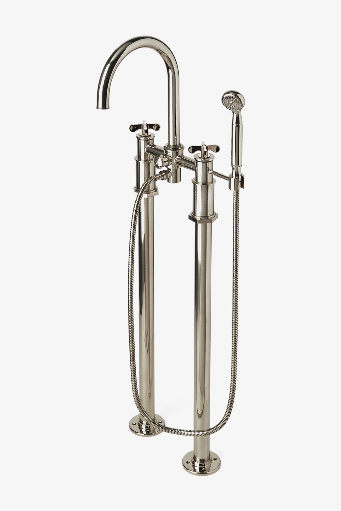 Henry Wall Mounted Exposed Tub Filler with Handshower and Two-Tone ...