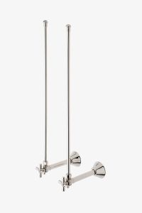 Universal Transitional Angle Lavatory Supply Kit 1/2" Sweat x 3/8" O.D ...