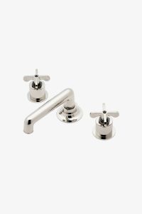 Henry Lavatory Faucet with Two Tone Cross Handles | Waterworks