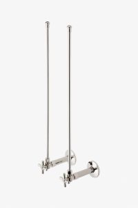 Universal Transitional Angle Lavatory Supply Kit 1/2" IPS x 3/8" O.D ...