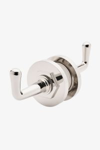 Henry Double Sided Glass Mounted Hooks | Waterworks