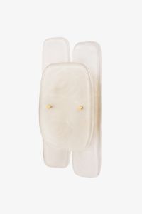 Simona Wall Mounted Single Sconce with Triple Murano Glass Diffusers ...