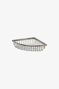 Essentials 6" Wall Mounted Corner Shower Basket | Waterworks