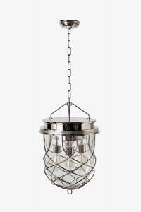 Discover Compass Ceiling Mounted Large Pendant with Glass Shade Online ...