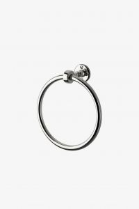 Discover Crystal 7" Brass Towel Ring Online | Waterworks