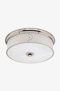 Henry Chronos Ceiling Flush Mount with Alabaster Diffuser | Waterworks