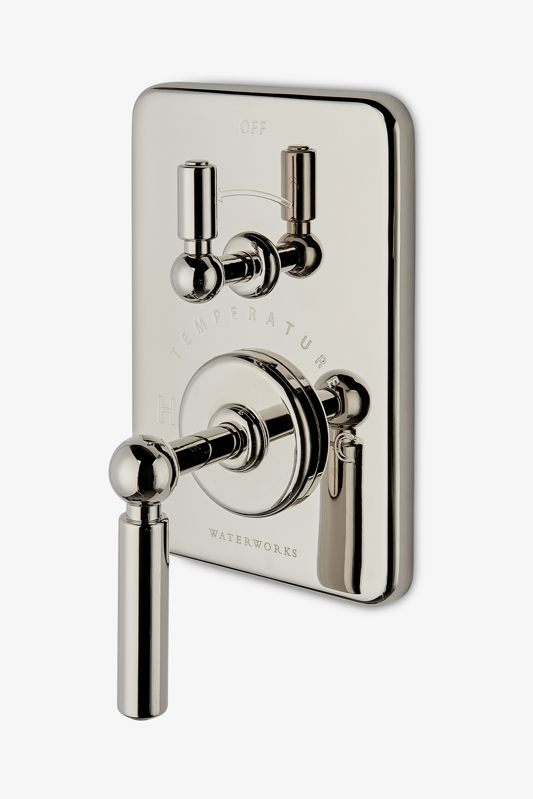 Ludlow Integrated Thermostatic and Volume Control Trim with Cross ...