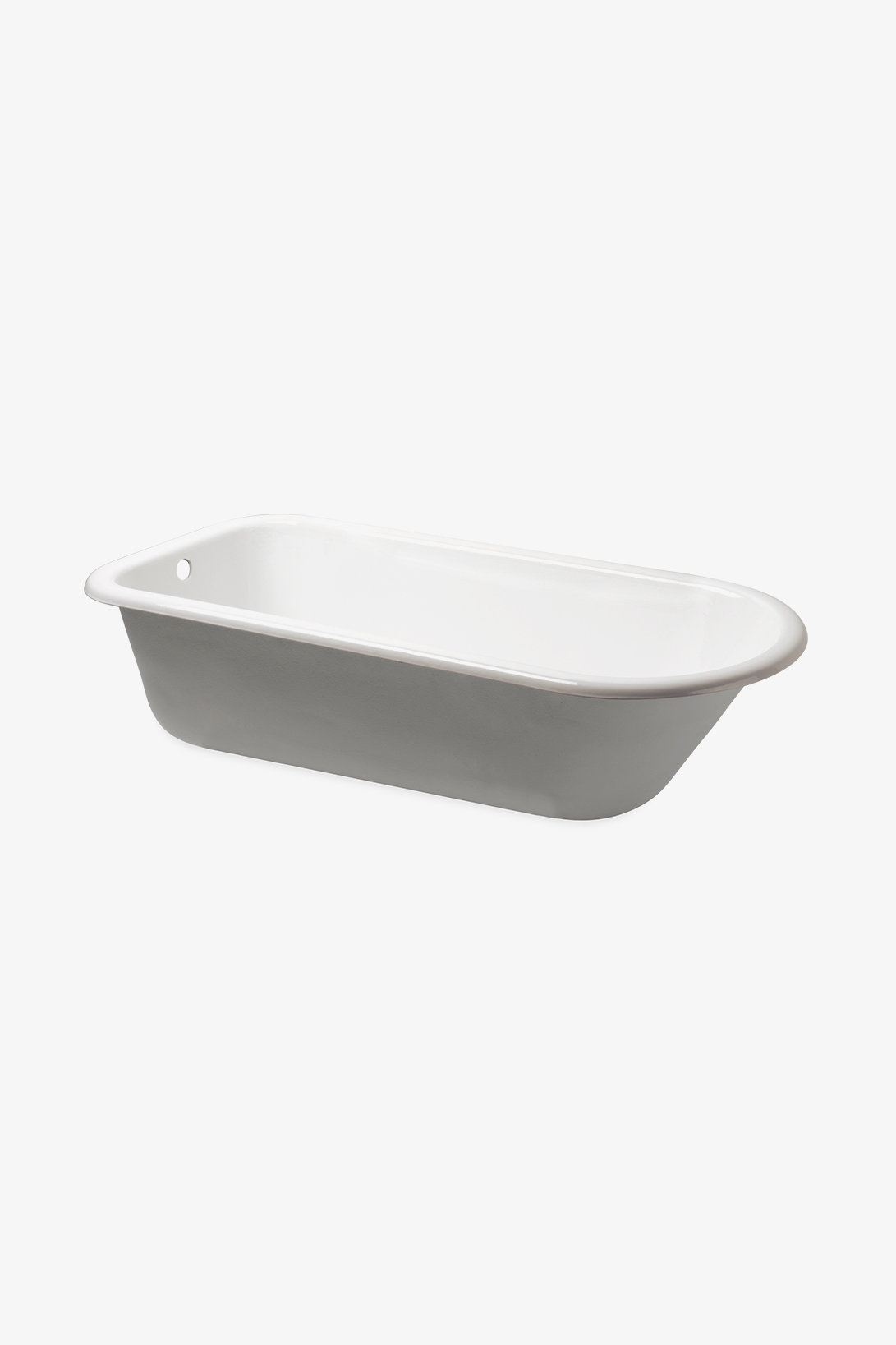 Discover Santry 67" x 31" x 22" Freestanding Cast Iron Oval Bathtub ...
