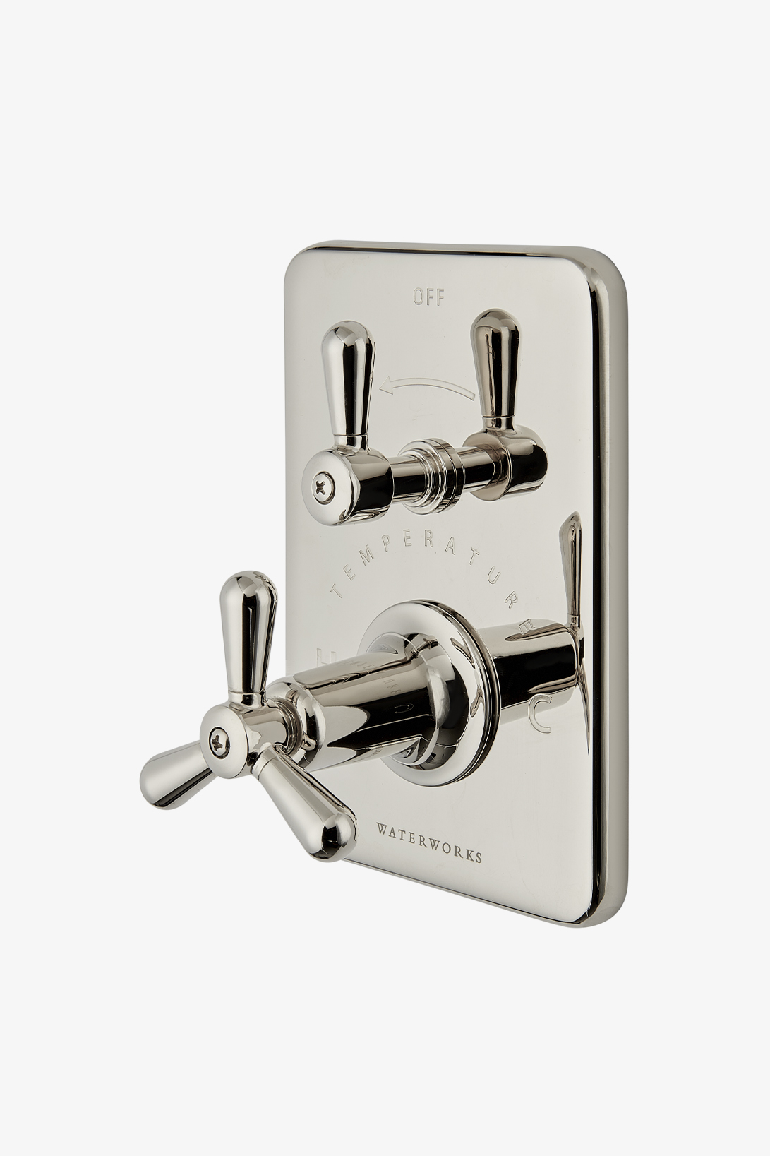 Riverun Integrated Thermostatic and Volume Control Trim with Two-Tone ...