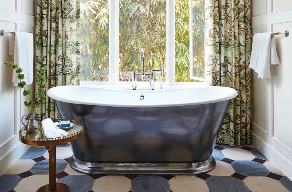 Get the Look | Timeless Bath by Summer Thornton with Henry in Nickel ...